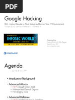 Google Dorks OSINT CheatSheet | PDF