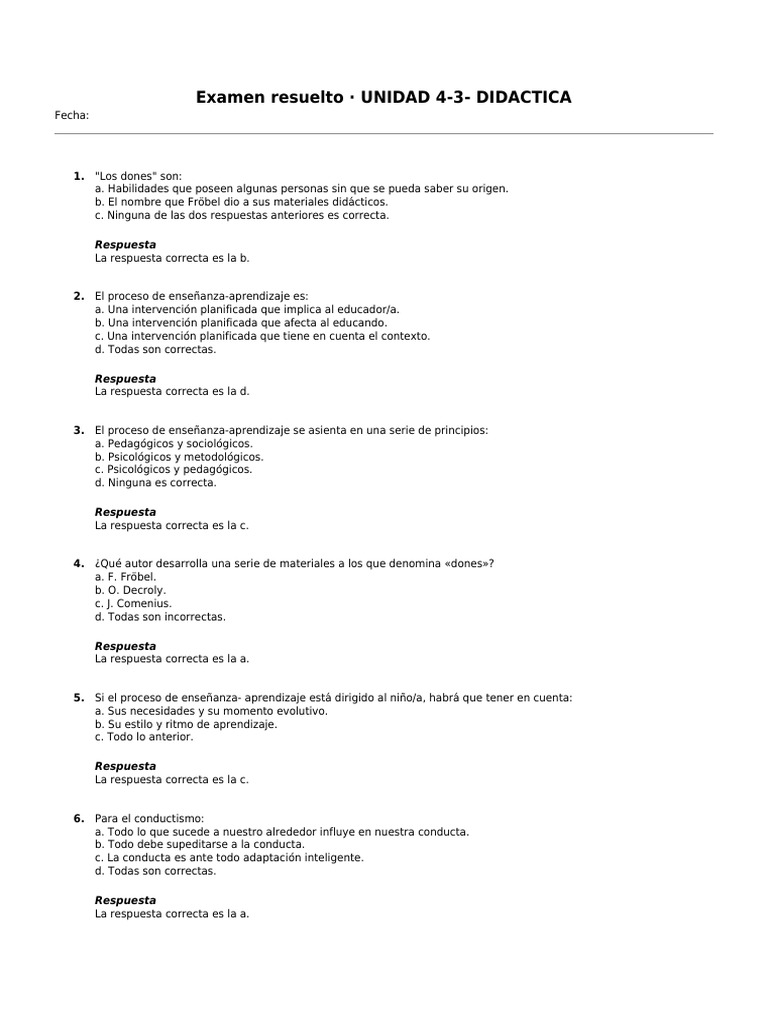 examen-UD 4-3 PDF | PDF | Aprendiendo estilos | Aprendizaje