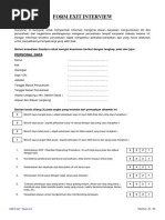 Contoh Exit Clearance | PDF