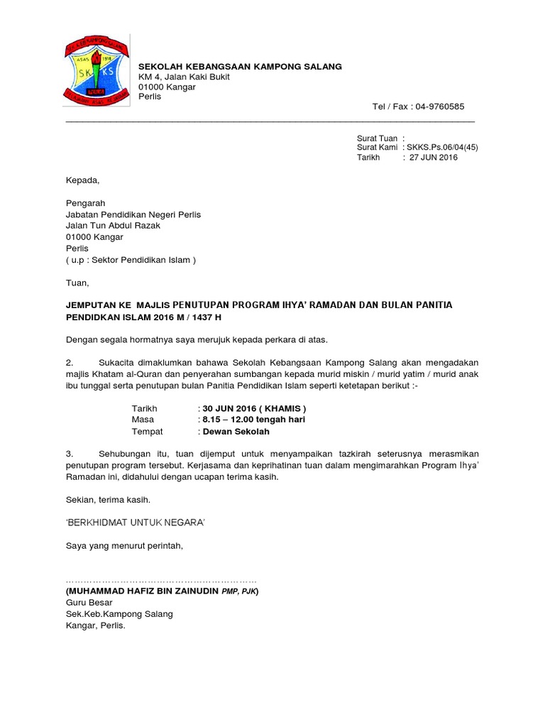 Surat Jemputan | PDF