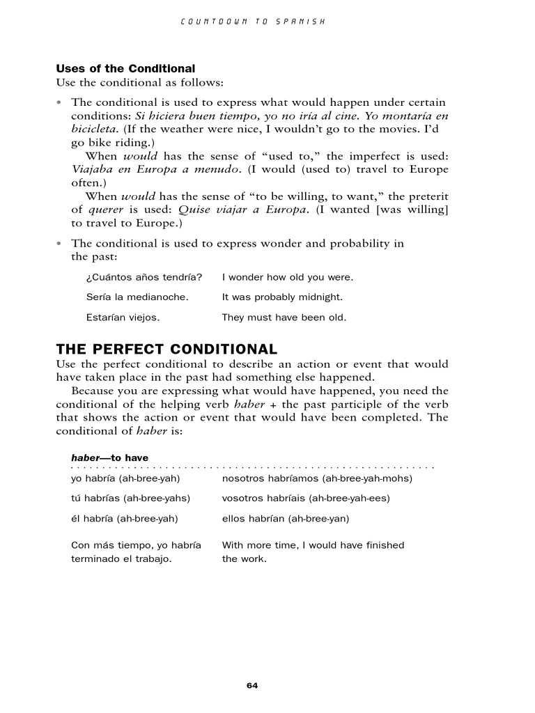 The Perfect Conditional | PDF
