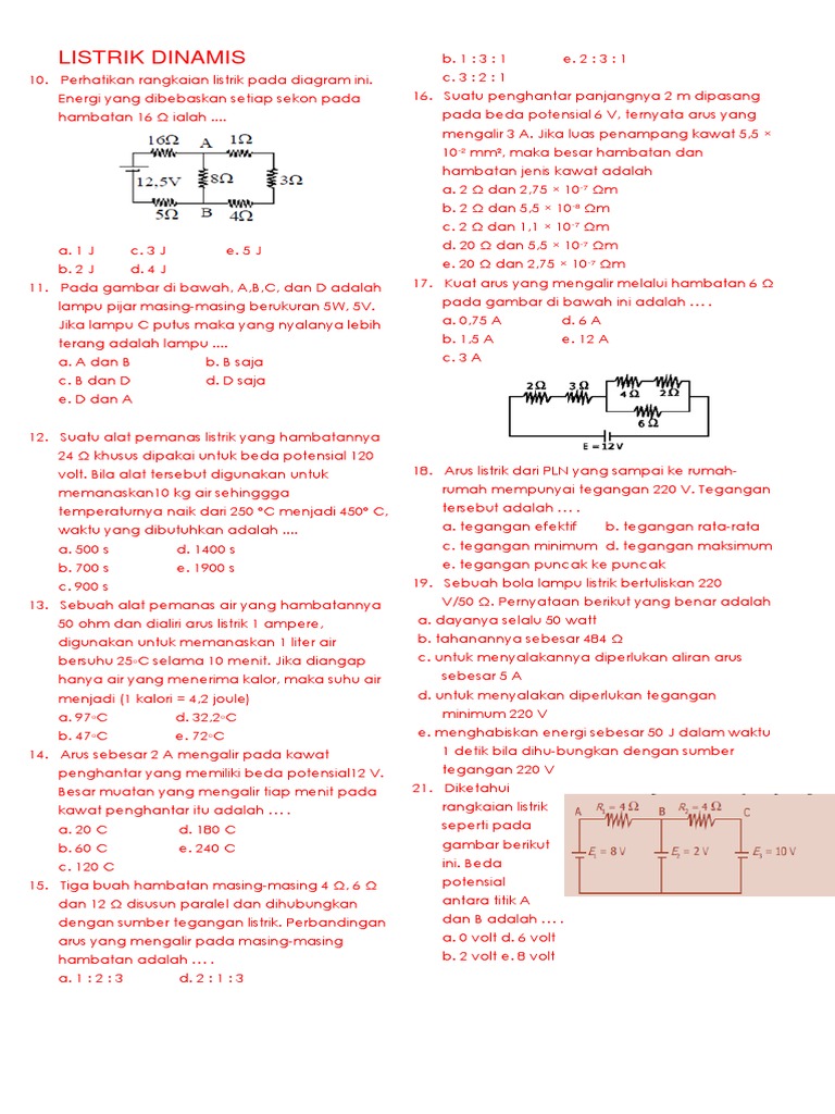 Listrik Dinamis Part 3 | PDF