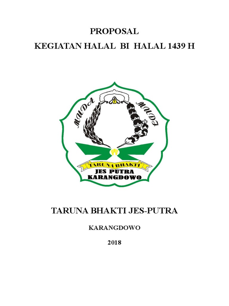 Proposal Halal Bihalal 1439 | PDF