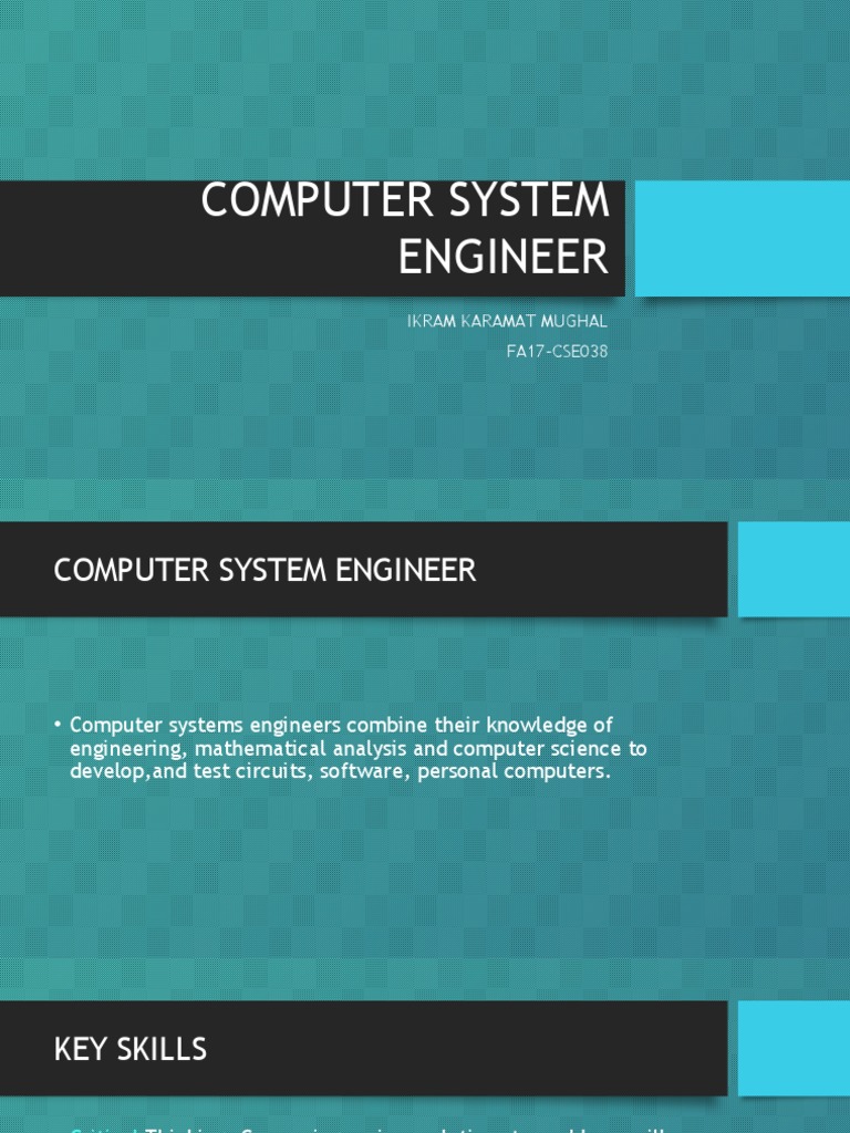 Computer System Engineer | PDF