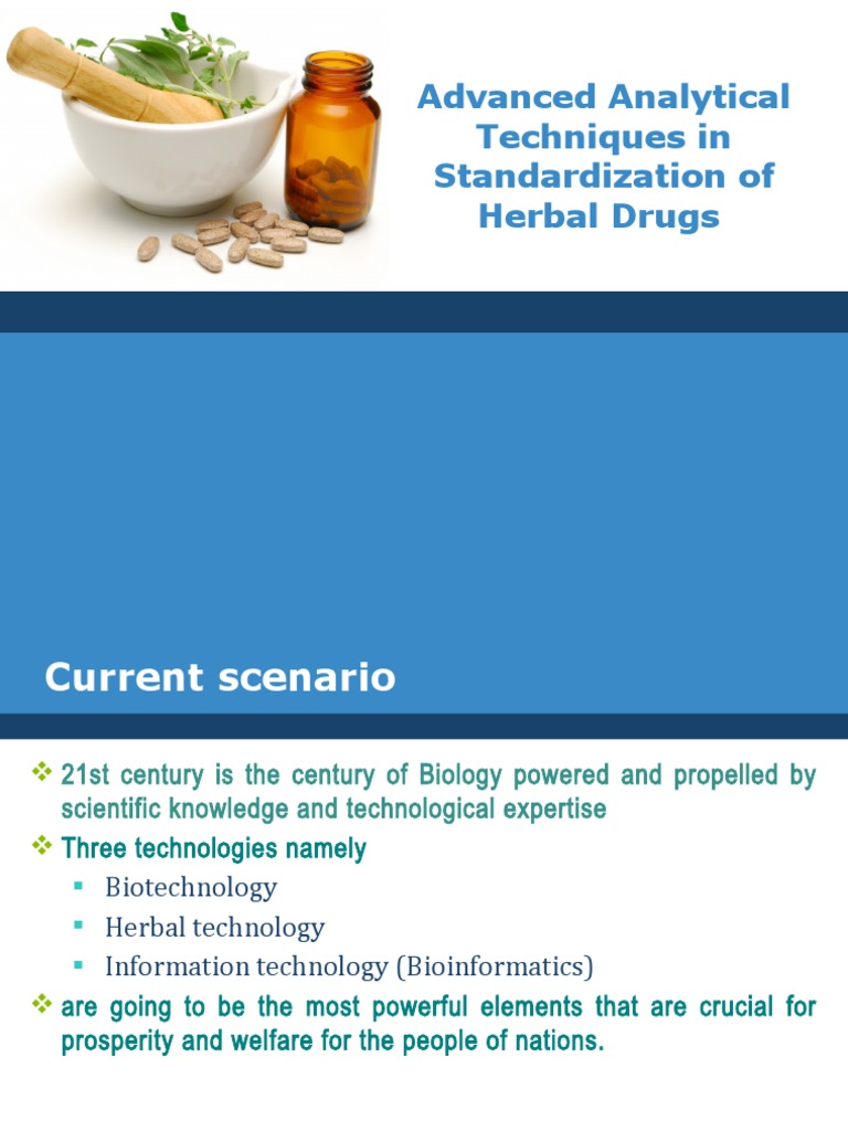Standardization of Herbal Products | PDF | Mass Spectrometry | Time Of ...
