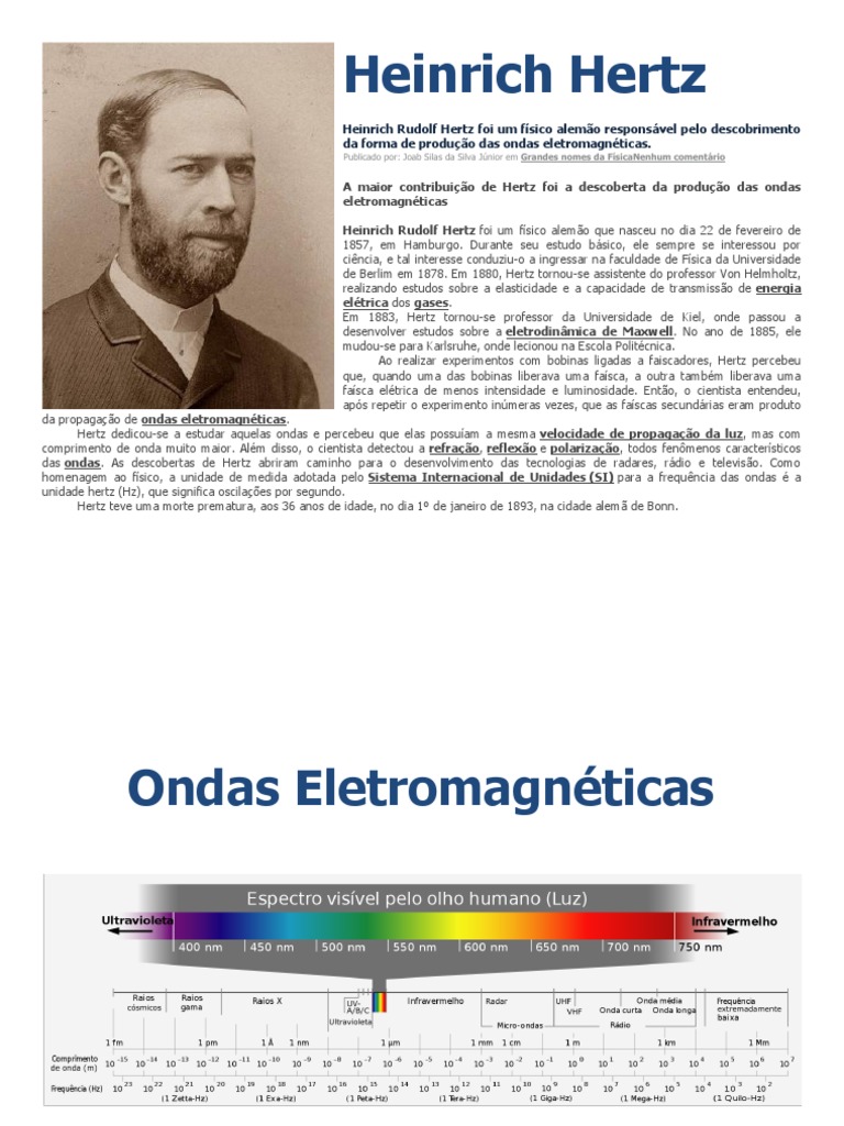 Hertz | PDF | Som | Física