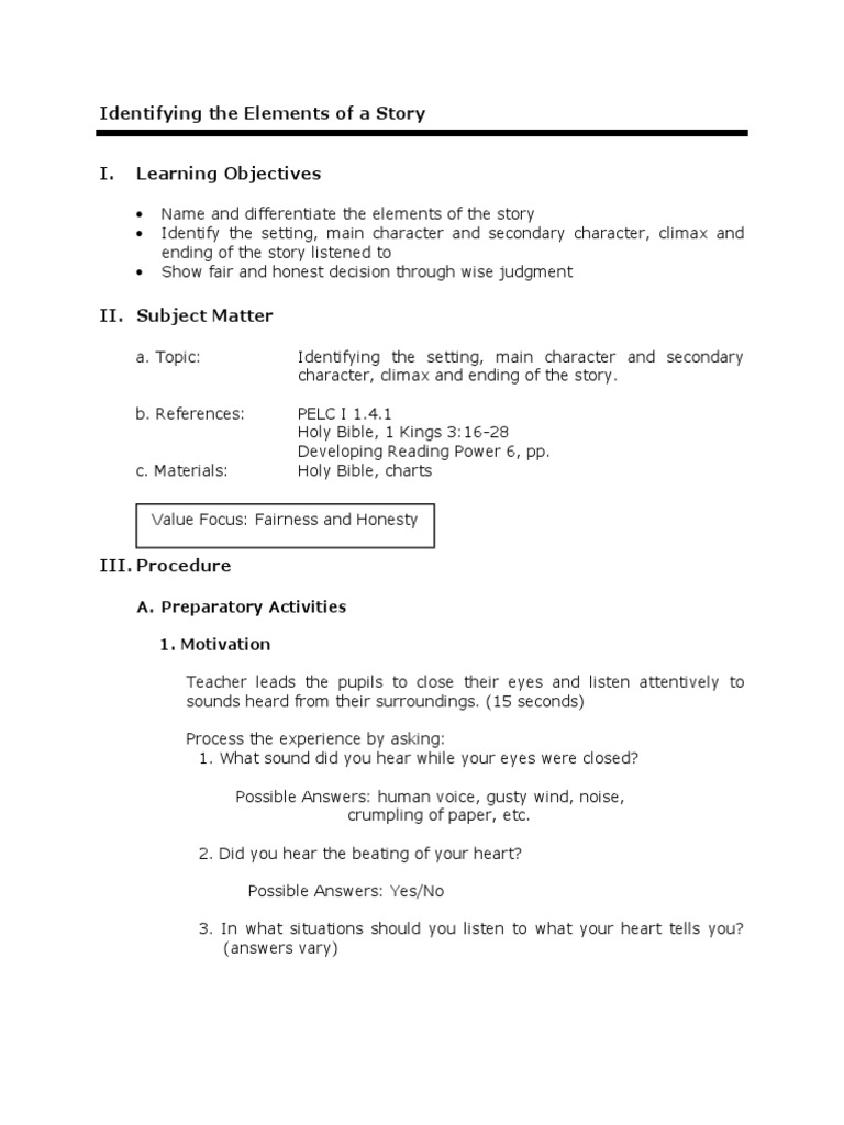 King Solomon's Wise Judgment | PDF | Solomons | Lesson Plan