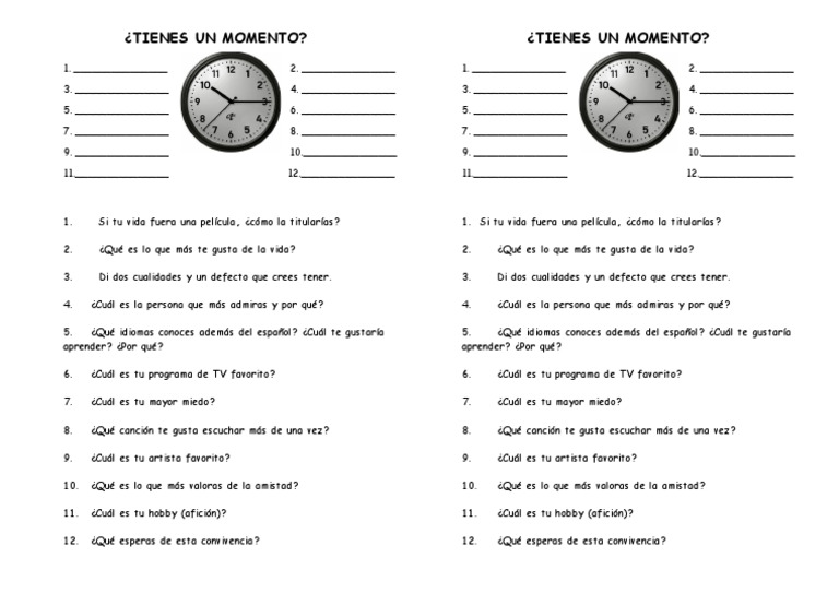 Dinámica del Reloj de Citas | PDF