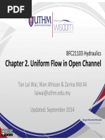 Trapezoidal Open Channel Design Calculations | PDF | Equations ...