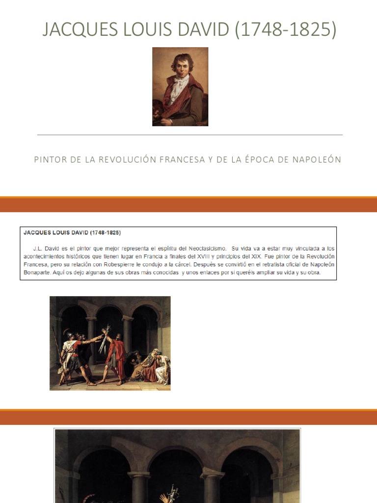 Obras Maestras de Jacques Louis David | PDF | Artes plásticas | Napoleón