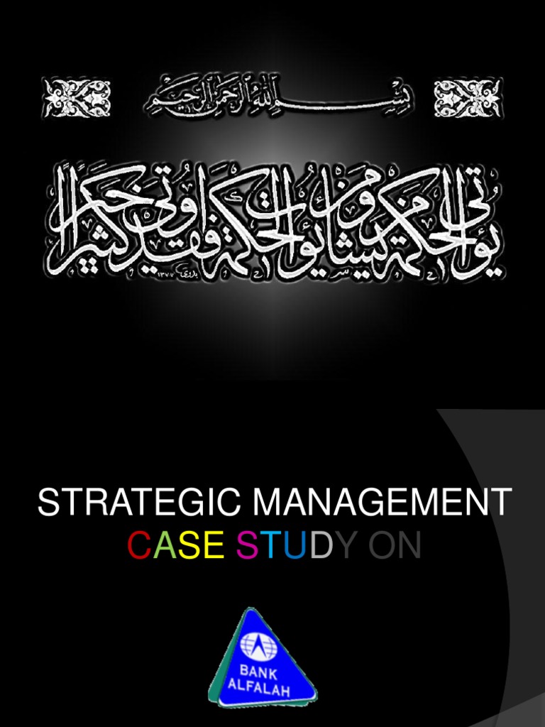 Bank Alfalah Case Study Presentation by Ali Raza Mi11MBA025 | PDF ...