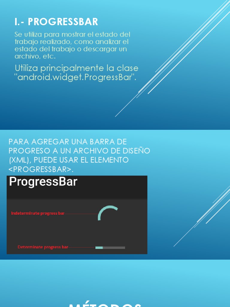 Progress Bar | PDF | Java (lenguaje de programación) | Xml