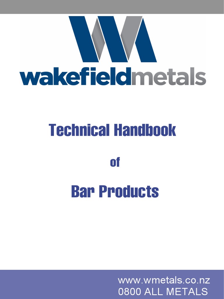 Technical Handbook of Bar Products | PDF | Stainless Steel | Steel
