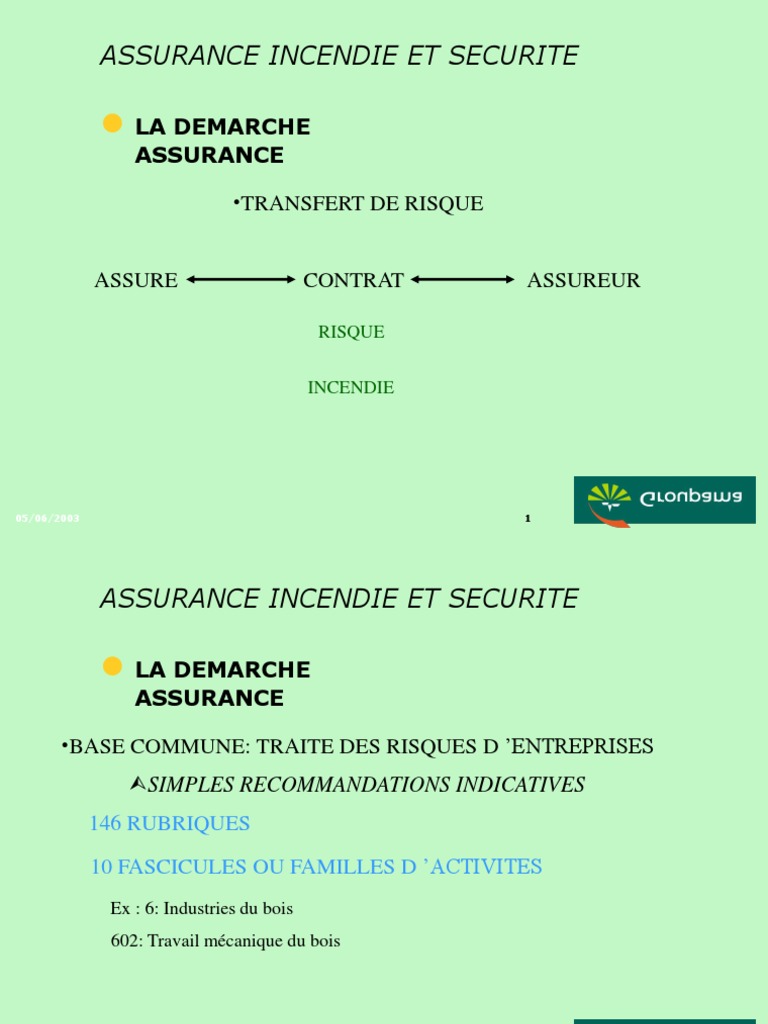 Assurance Incendie et Sécurité Règles APSAD | PDF | Assurance | Sécurité