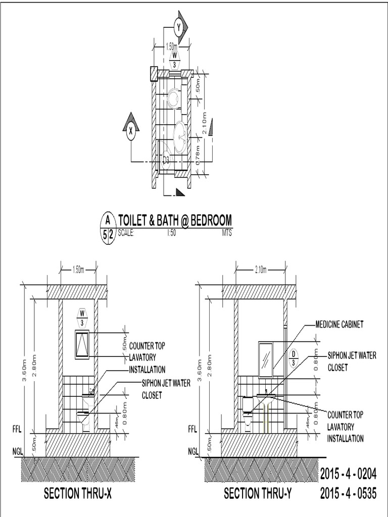 Toilet & Bath at Bedroom: Medicine Cabinet Counter Top Lavatory ...