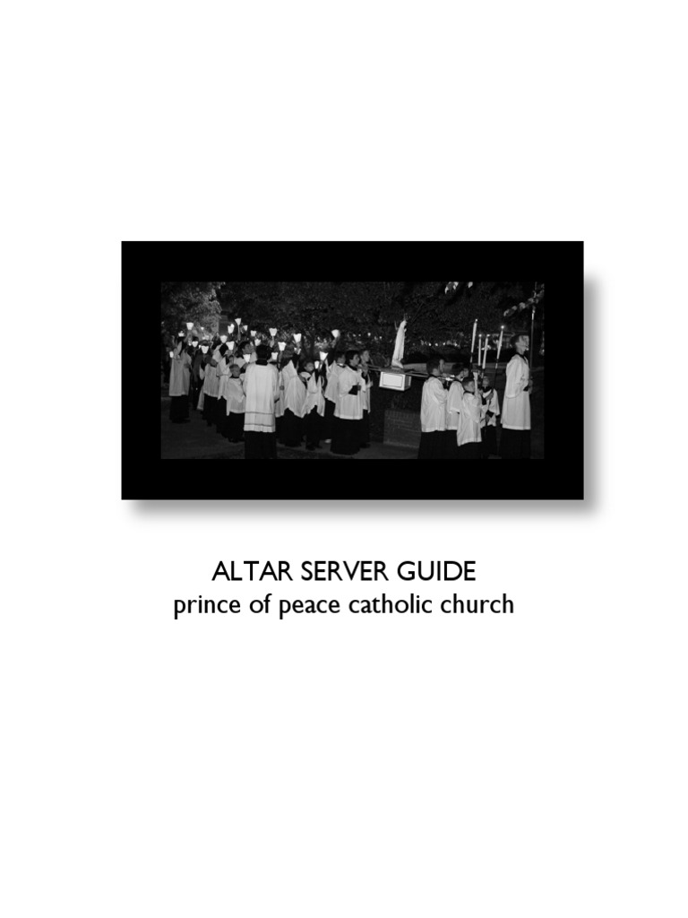 Altar Server Guide | PDF | Mass (Liturgy) | Altar