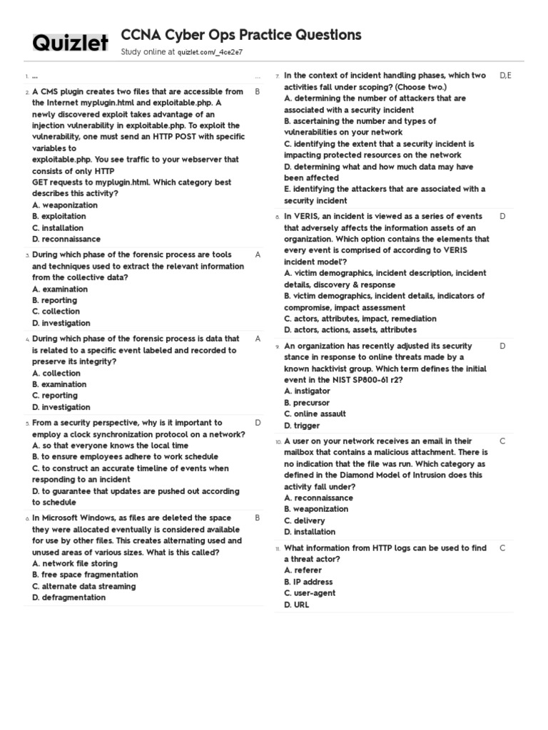 Quiz Let | PDF | Port (Computer Networking) | Hypertext Transfer Protocol