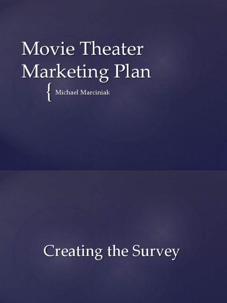 Movie Theater Marketing Plan | PDF | Social Media | Popular Culture ...