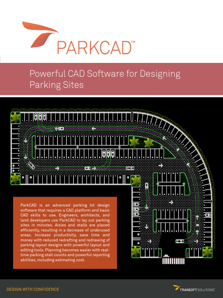 Parkcad Parking Lot Design And Layout Software Parking Facility