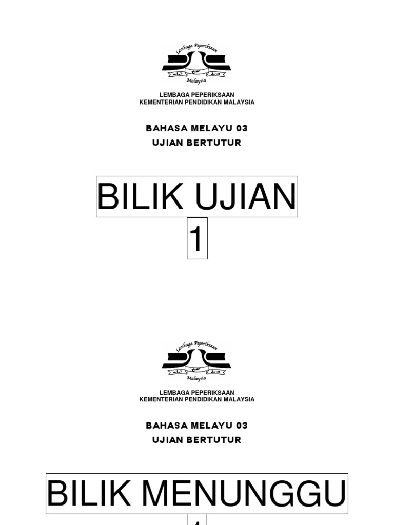 Label Bilik | PDF