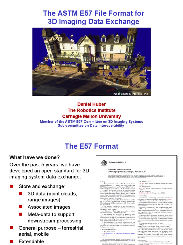 Understanding the E57 File Format | PDF | Computer Data Storage | Metadata