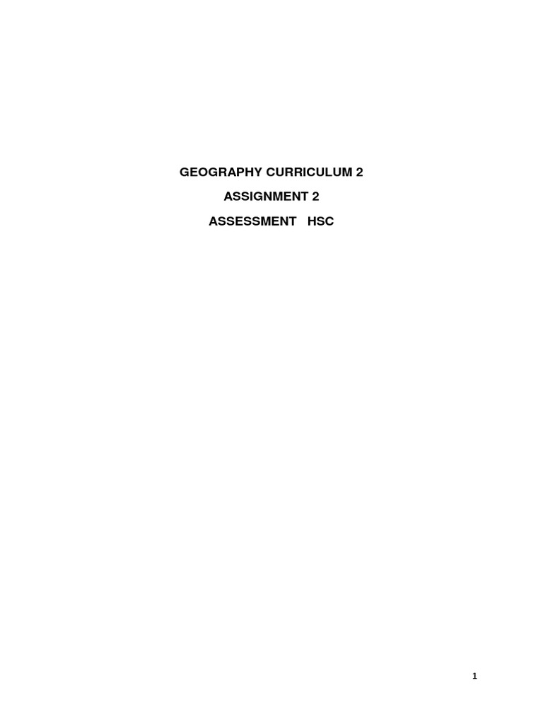 Term 2 Geography Assignment Guide | PDF | Educational Assessment | City
