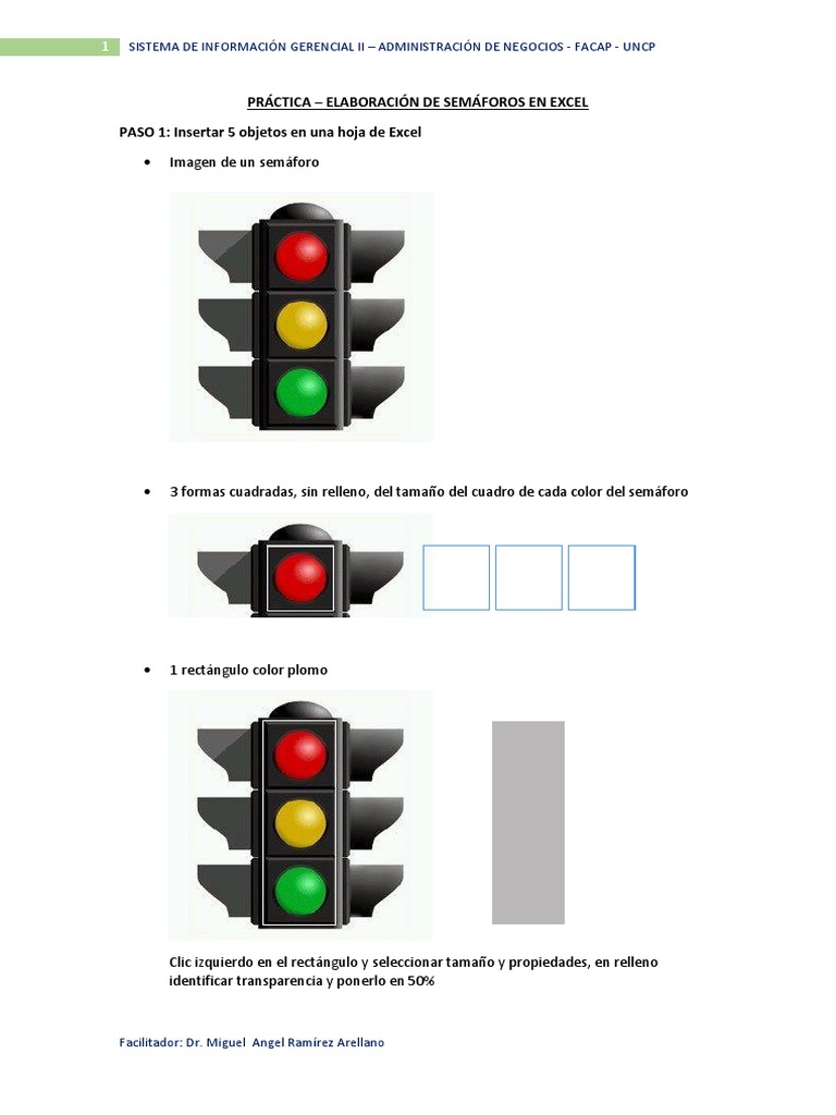Semáforos en Excel | Semáforo | Color