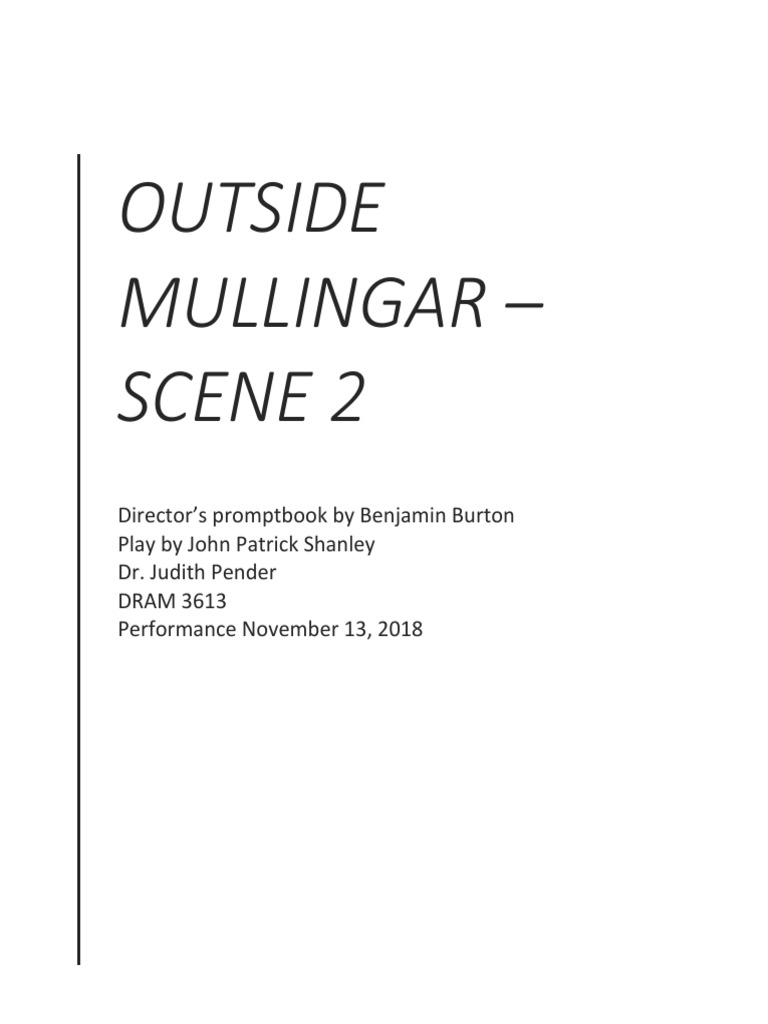 Outside Mullingar Play Summary – HBPB
