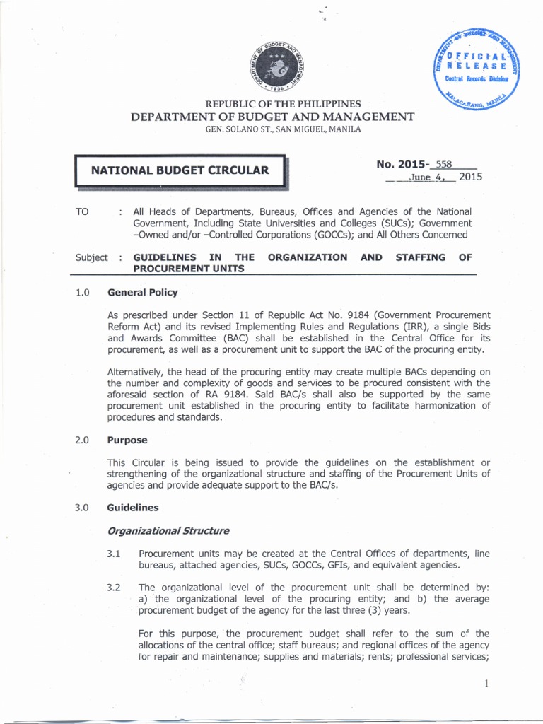 NBC 558 Procurement Units | PDF | Procurement | Business