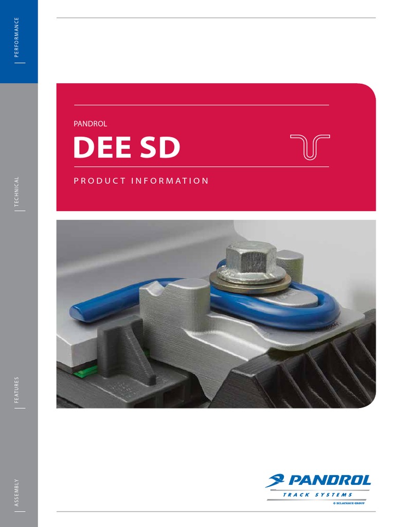 Pandrol DEE SD | PDF | Tram | Screw