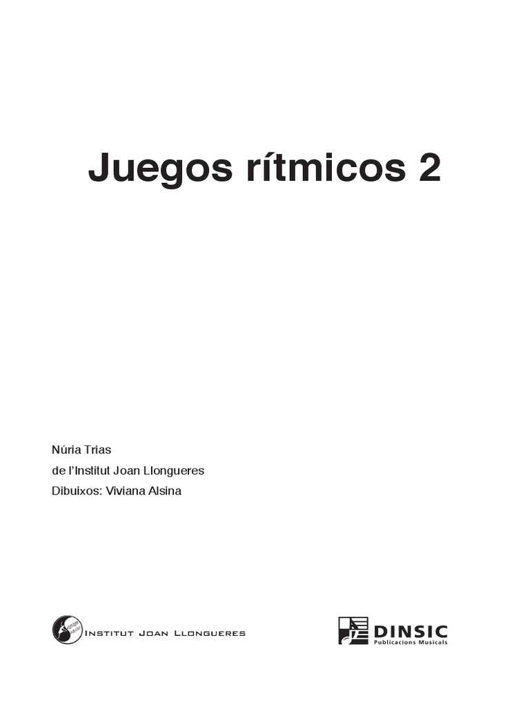 Juegos Ritmicos 2 - Mostra | PDF | Ritmo | Aprendizaje