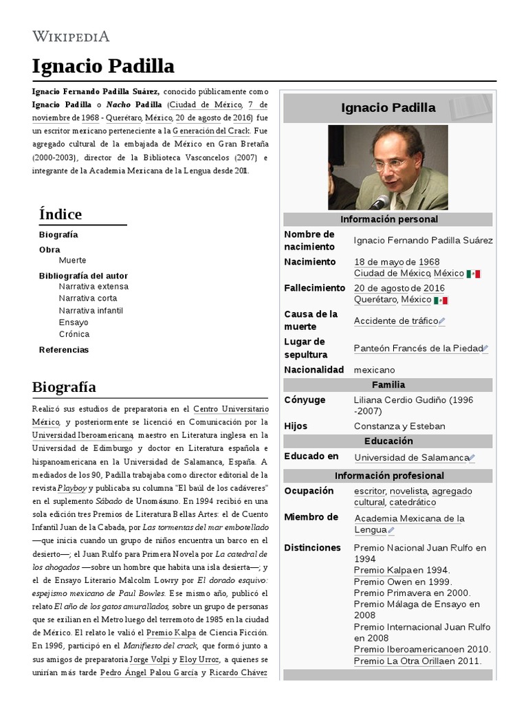 Ignacio Padilla | PDF