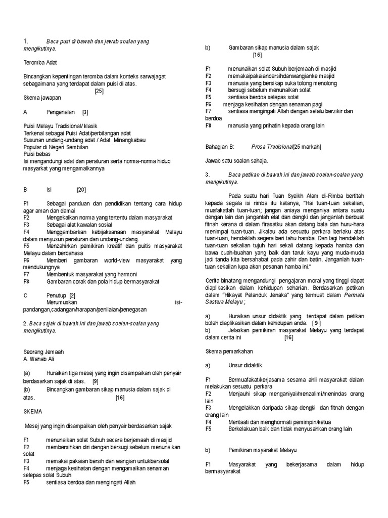 KMK Latihan Sem 1 | PDF