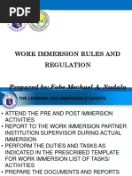 Action Plan For Work Immersion | PDF | Business
