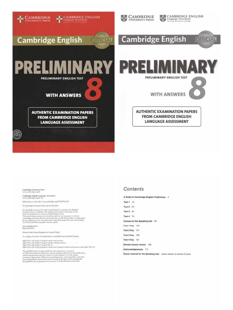 PET Test 8 Cambridge | PDF