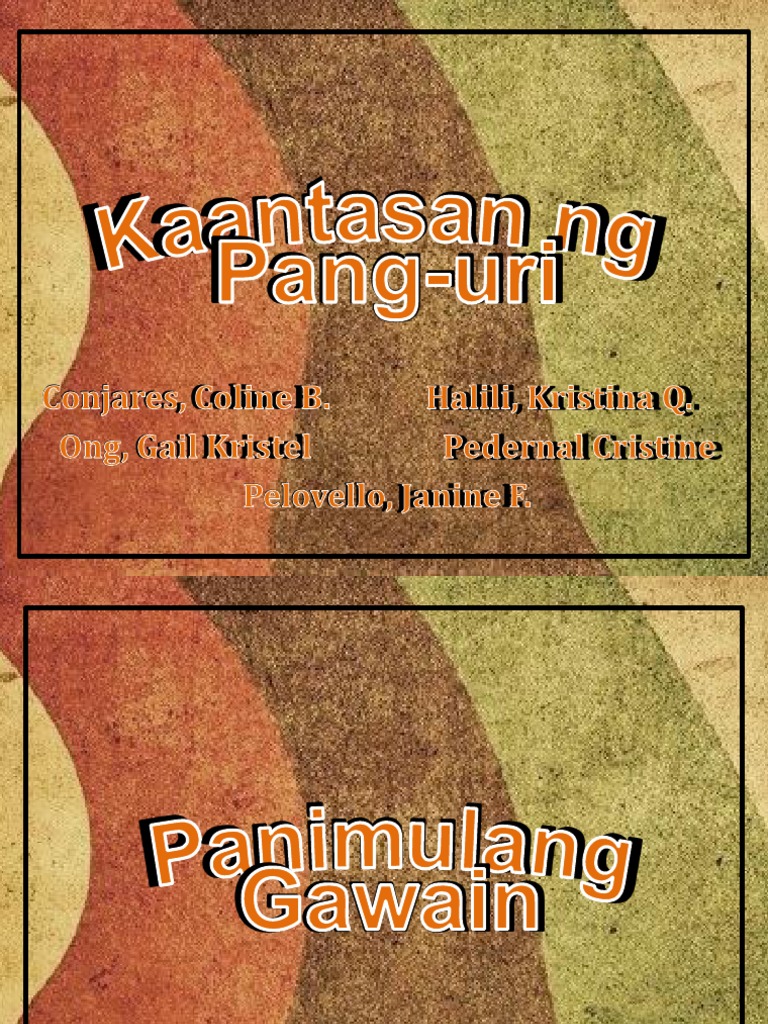 Kaantasan NG Pang Uri | PDF