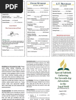 Sample Child Dedication Program | PDF