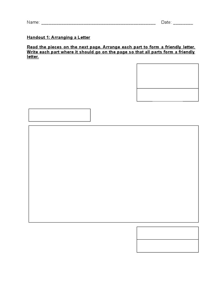 Construct A Friendly Letter | PDF | Santa Claus | Christmas