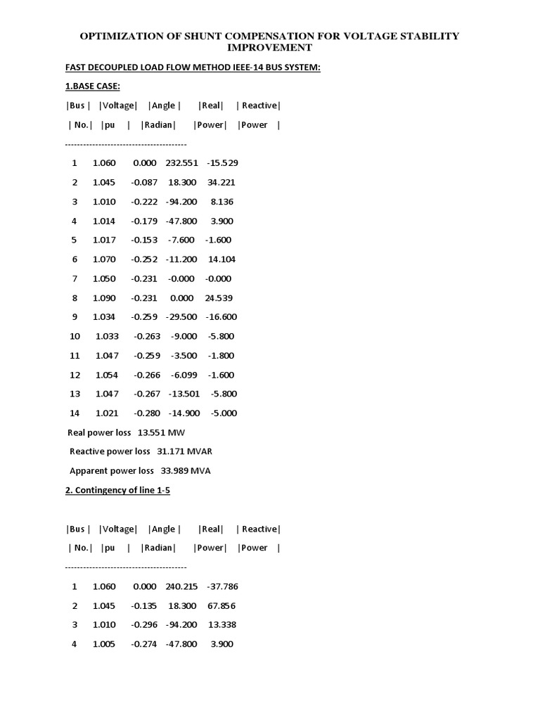Fast Decoupled Load Flow Method | PDF | Ac Power | Electromagnetism