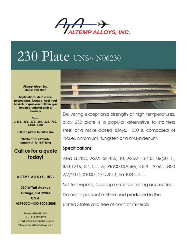 230 Plate | PDF