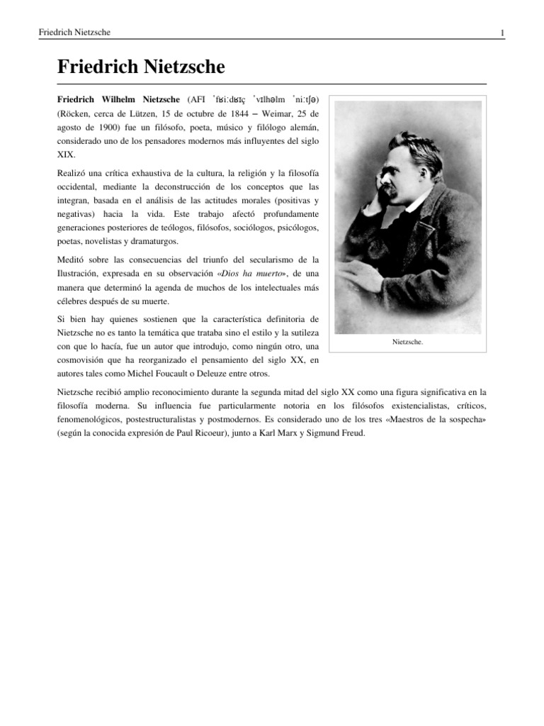 Friedrich Nietzsche | PDF | Friedrich Nietzsche | Science