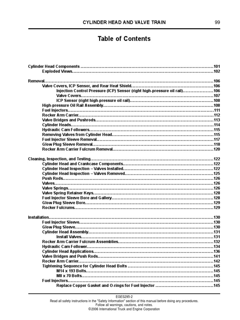 International VT365 Service Manual Part 3 | PDF | Fuel Injection ...