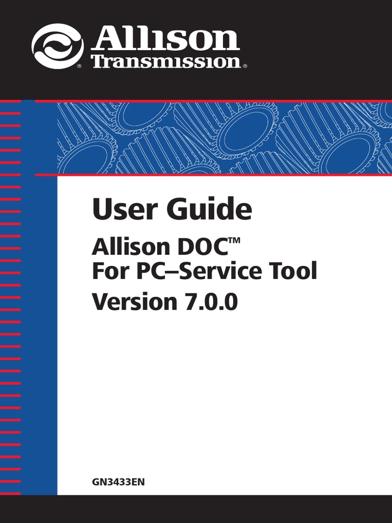 Allison DOC 7.0 User Guide PDF | PDF | Microsoft Windows | Personal Computers