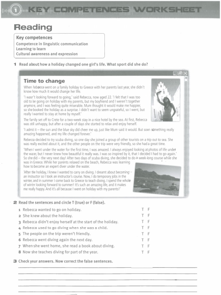 Deures Estiu Anglès Reading Writing 4t ESO 2016.doc Writing | PDF