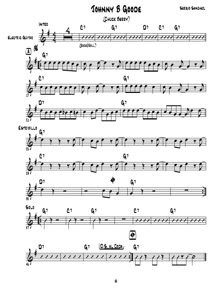 Johnny B Goode_Sax | Mass Media | Rock Music