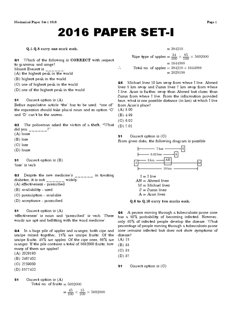 Mechanical Engineering Paper Set 2016 | PDF | Buoyancy | Soldering