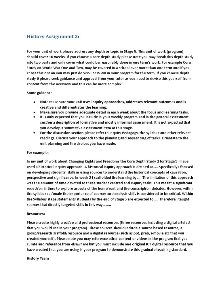 History Assignment 2 | PDF | Applied Psychology | Educational Psychology