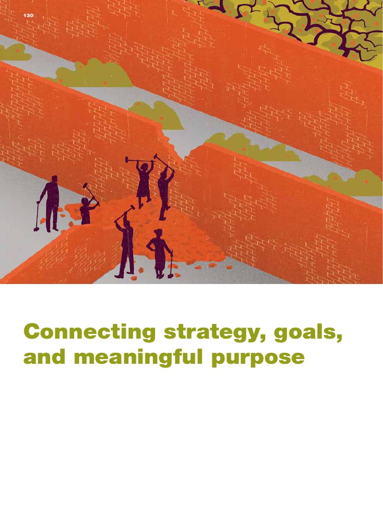 Connecting Strategy Goals and Meaningful Purpose Introduction | PDF ...