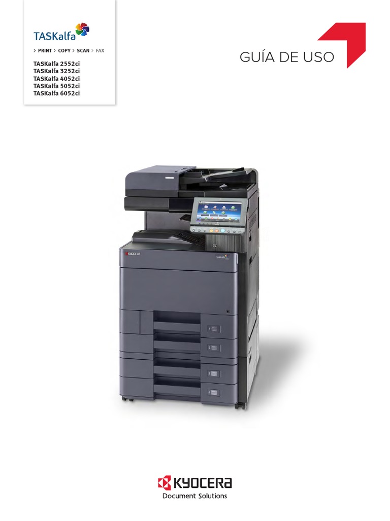 TASKalfa 6052ci - Color | PDF | Almacenamiento de datos de la ...