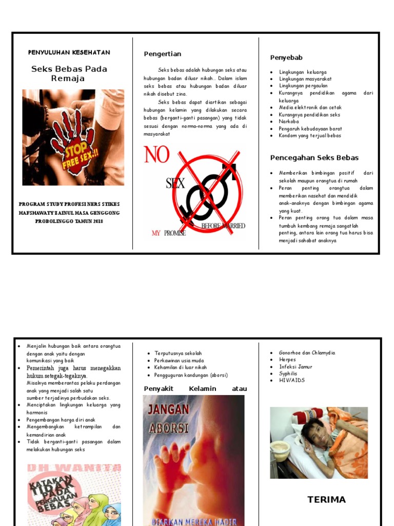 Leaflet Seks Bebas | PDF